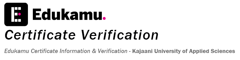Edukamu Certificate